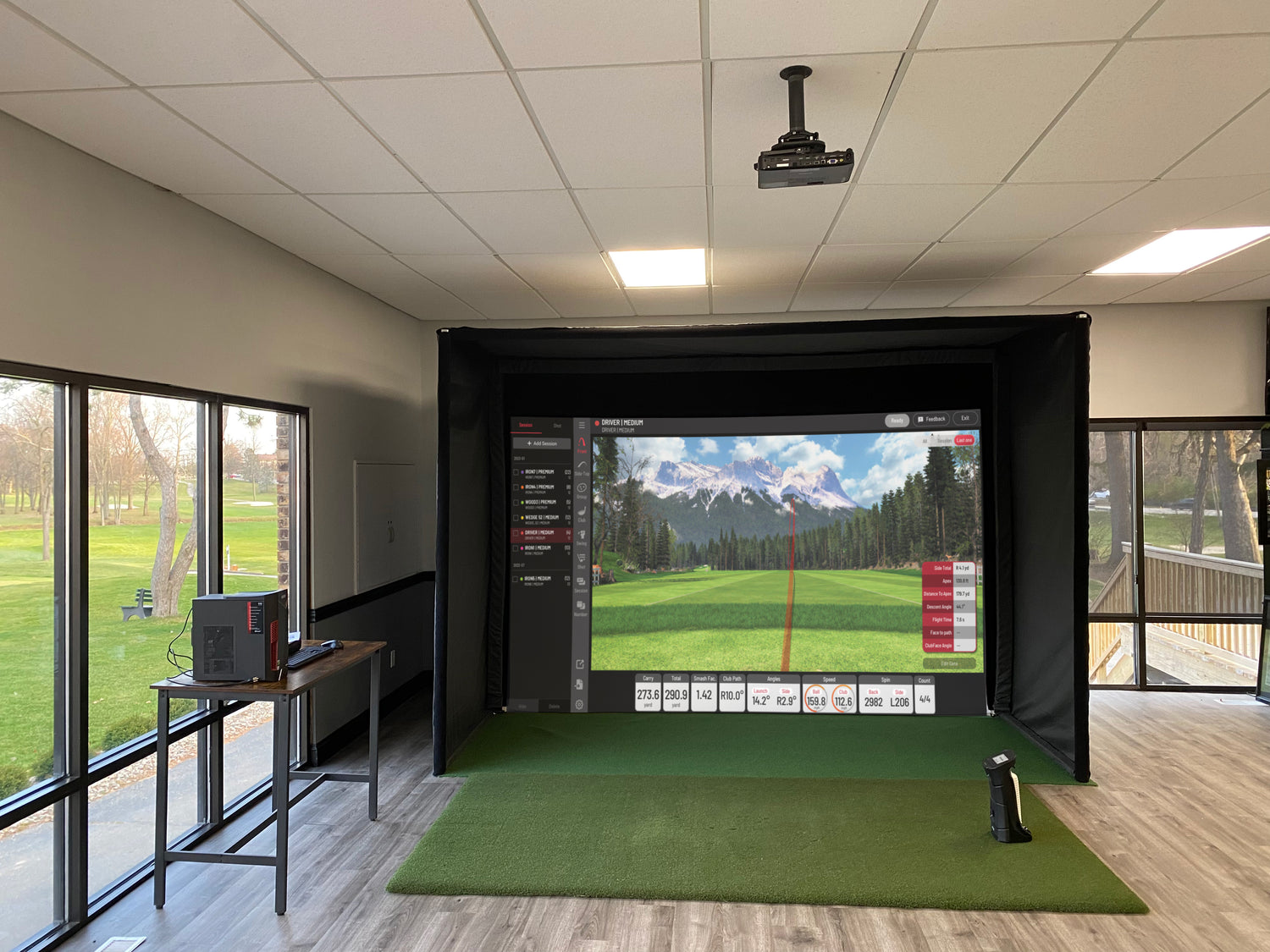 Home Golf Simulator Design and Installation