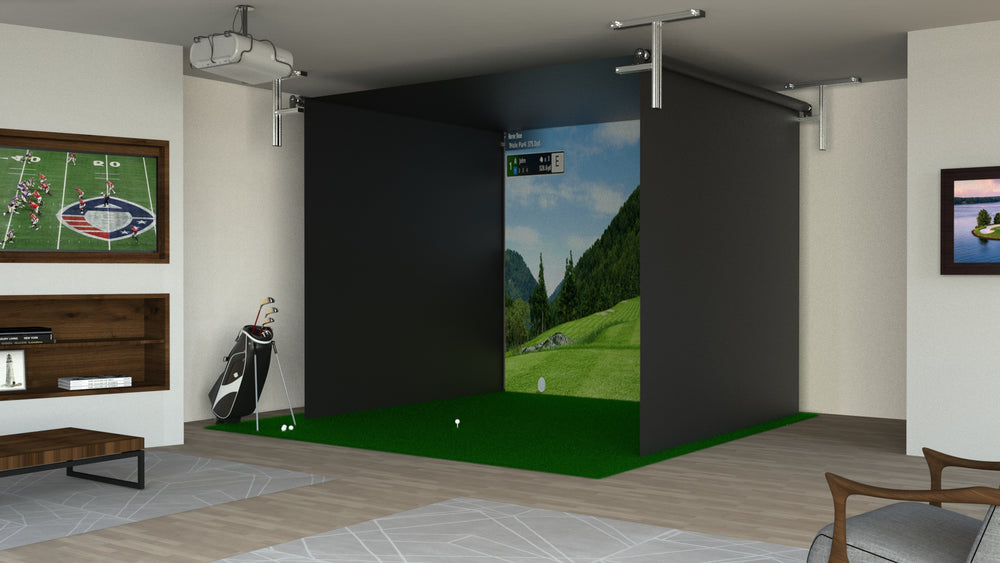 SportScreen Vanish Retractable Golf Studio