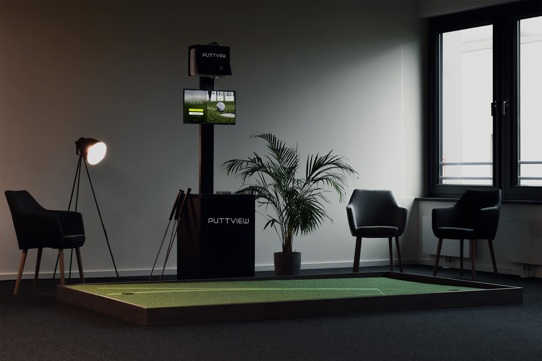 PuttView P7 Indoor Putting Green & Simulator