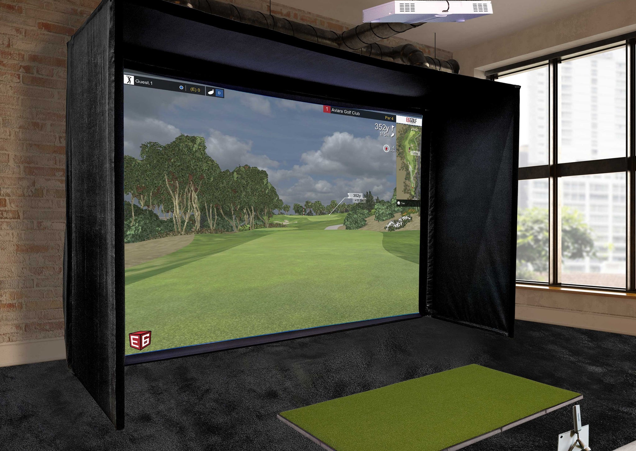 Rapsodo MLM2Pro Medalist Golf Simulator Package