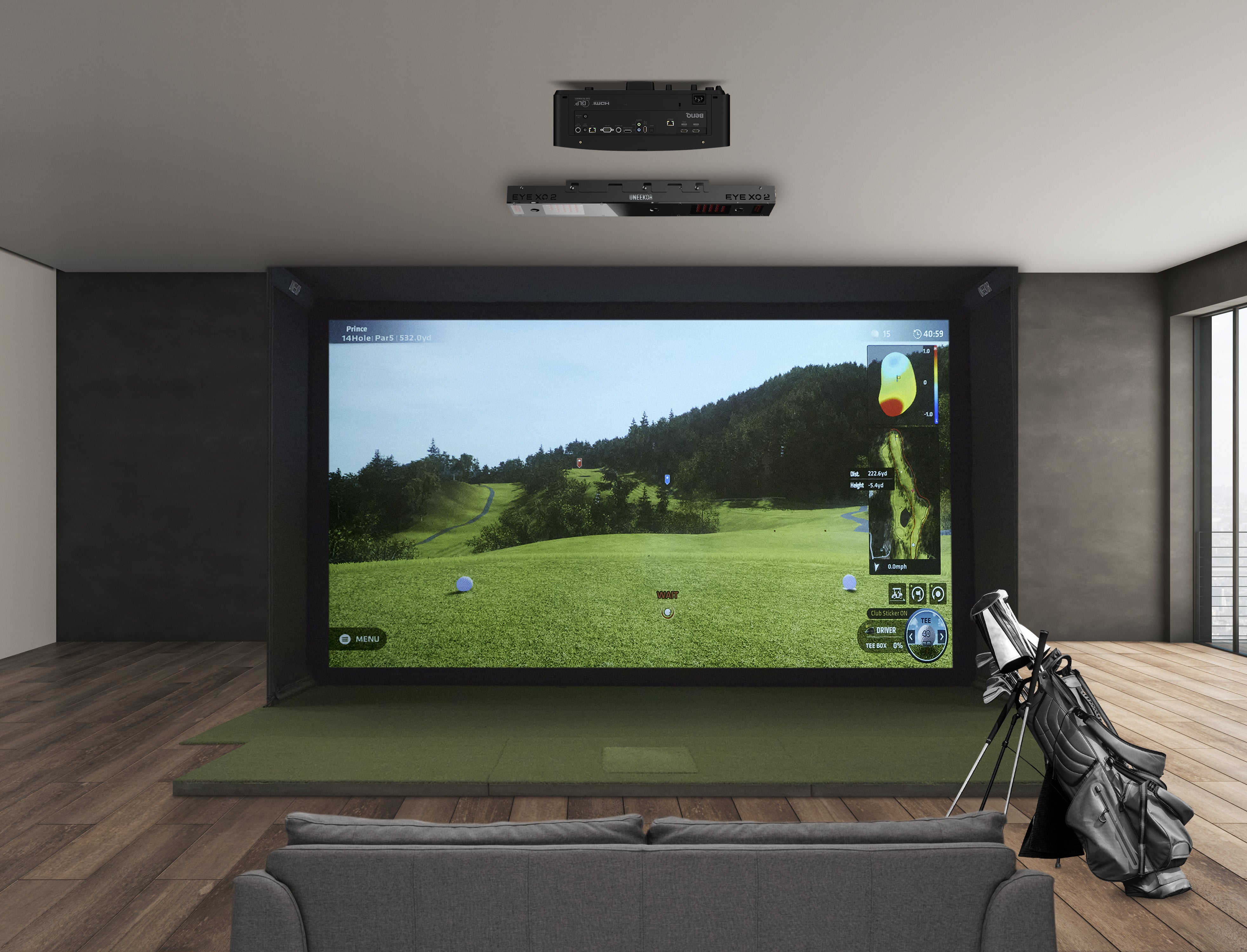 Uneekor Eye XO2 Launch Monitor Save $3,000 till 9/31/23 – Ace Indoor Golf