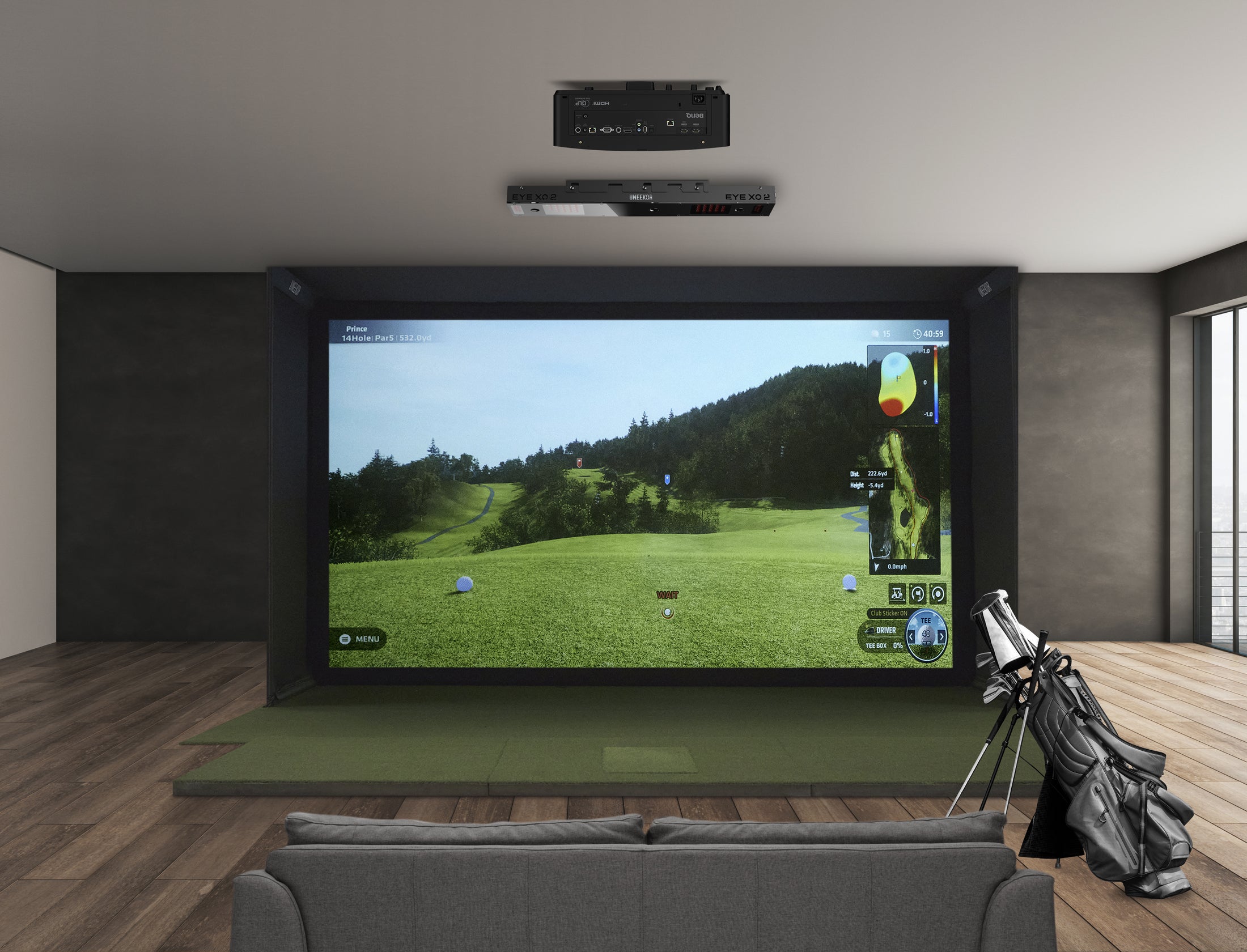 Uneekor Eye XO2 Launch Monitor Save $3,000 till 9/31/23 – Ace Indoor Golf